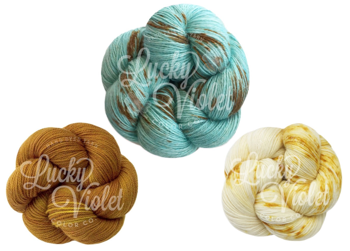 Robins Egg 3-Color Palette "B" – Lucky Violet Color Co